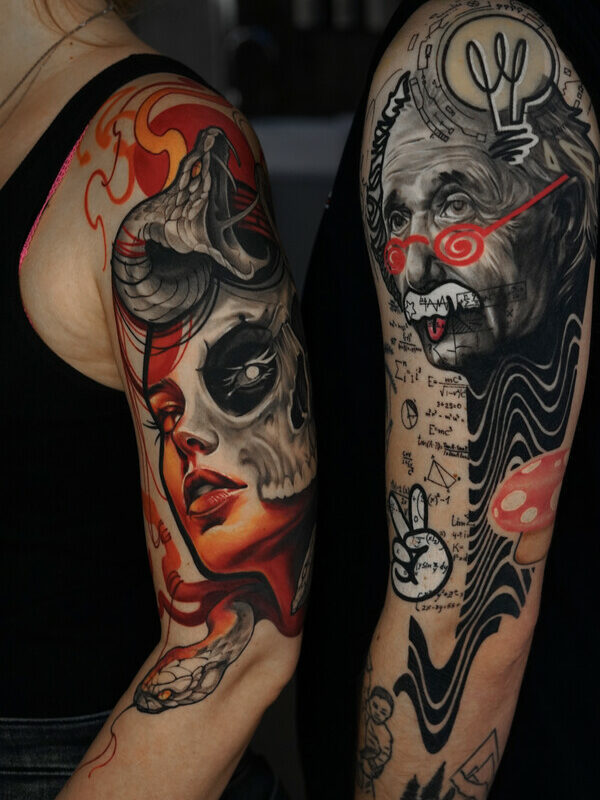 MARIA SVOBODA - La Machine Infernale Tattoo