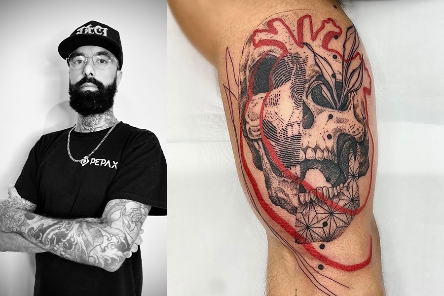 ERICK SILVA - La Machine Infernale Tattoo